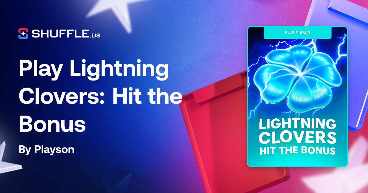 Play Lightning Clovers: Hit the Bonus Gambling Game by Playson ...